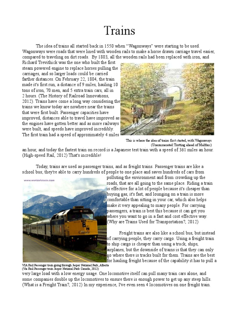 Trains: This Is Where The Idea of Trains First Started, With Wagonways ...