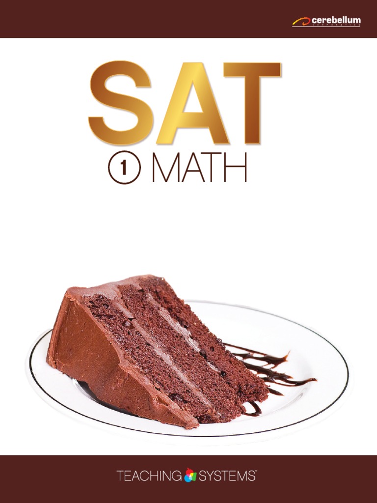 GH3962 SAT Math Booklet | PDF | Fraction (Mathematics) | Function ...