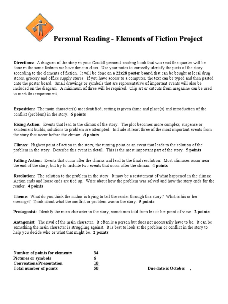 Elements of Fiction Project Guide | PDF | Entertainment