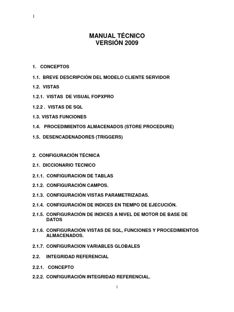 Manual Tec Nico | PDF | Tabla (base de datos) | SQL