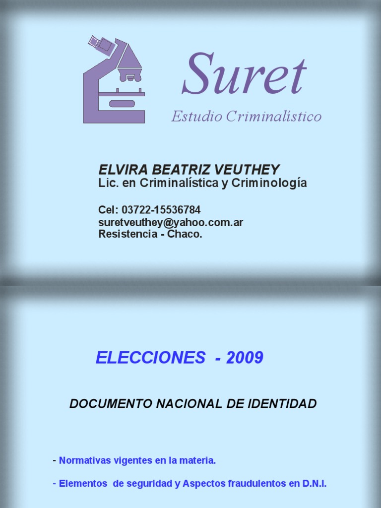 Como Detectar Un DNI Falso o Trucho | PDF | Diseño gráfico | Autenticación