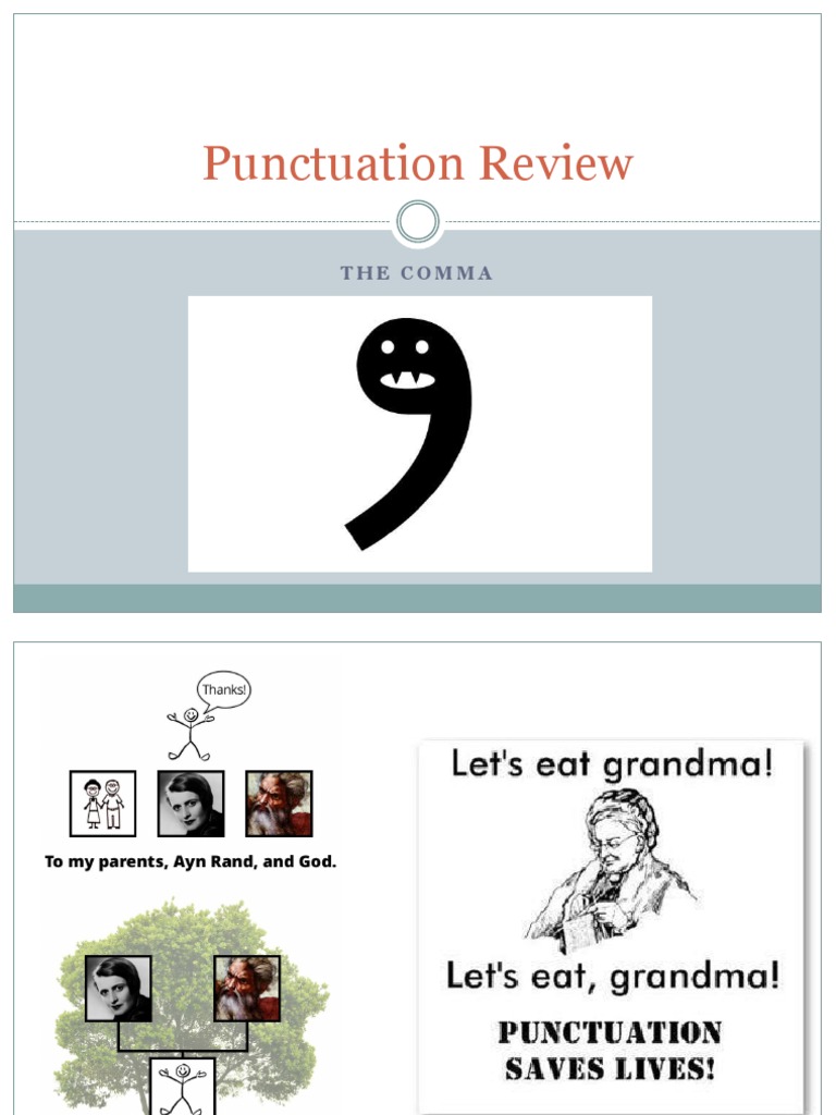 Punctuation Review | Download Free PDF | Comma | Sentence (Linguistics)