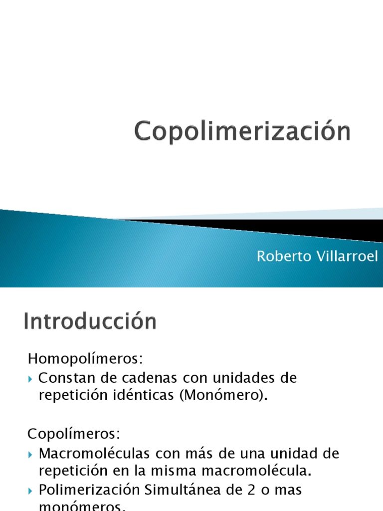 Copolimerización | PDF | Pintura acrilica | Química de polímeros