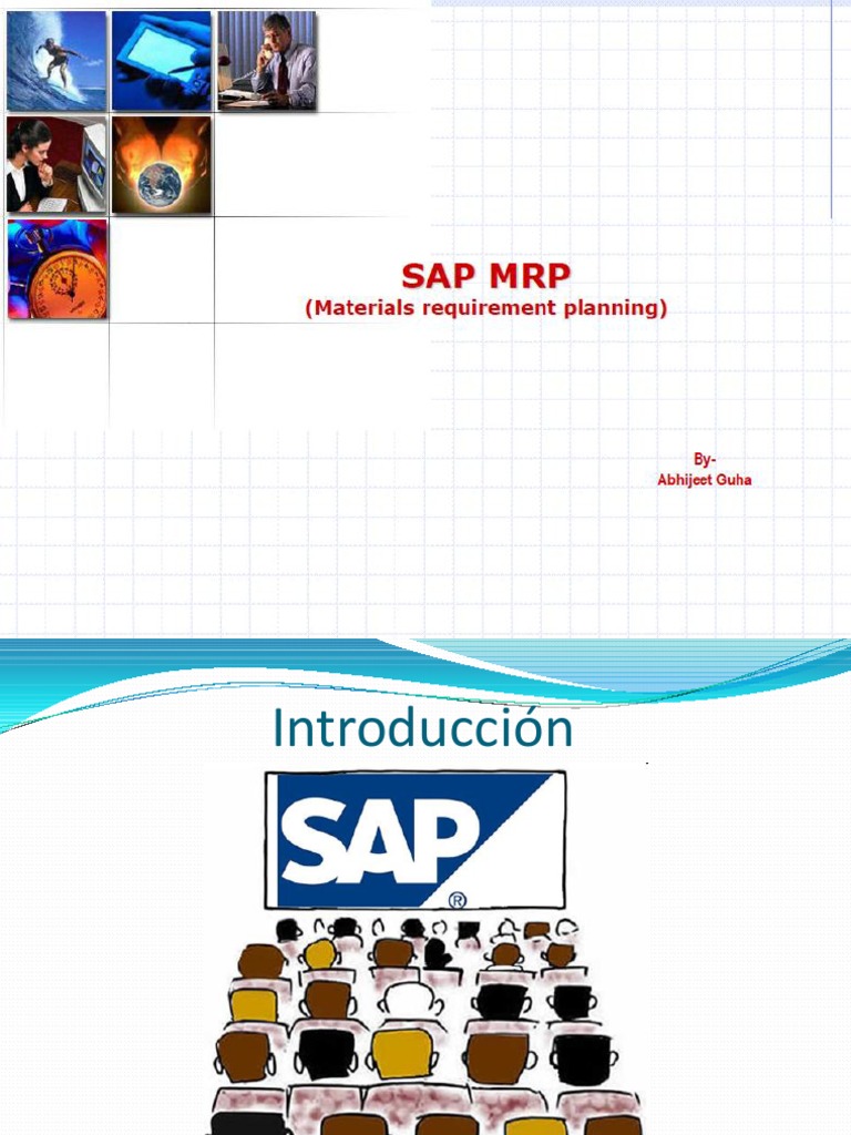 Presentación MRP - SAP | PDF | Sap Se | Planificación de recursos empresariales