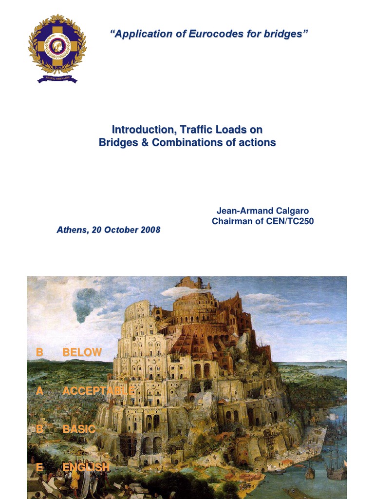 Application of Eurocodes For Bridges | PDF | Structural Load | Strength ...