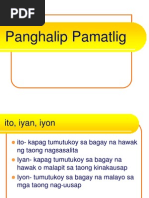 Panghalip Na Panao-Chart | PDF
