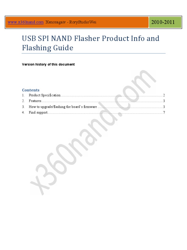 USB SPI NAND Flasher Upgrade Guide v6 | PDF | Flash Memory | Device Driver