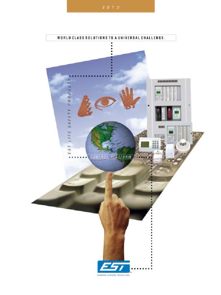 EST3 Edwards Brochure Fire Alarm & Detection | PDF | Electronics ...