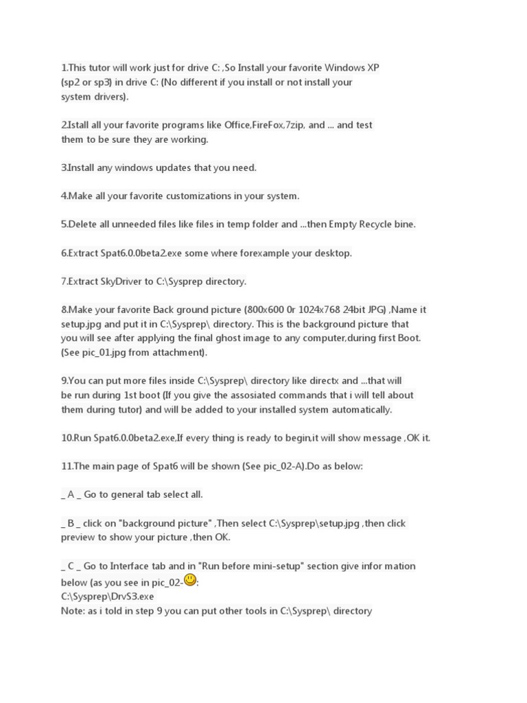 Restore Image Ghost | PDF | Device Driver | Booting