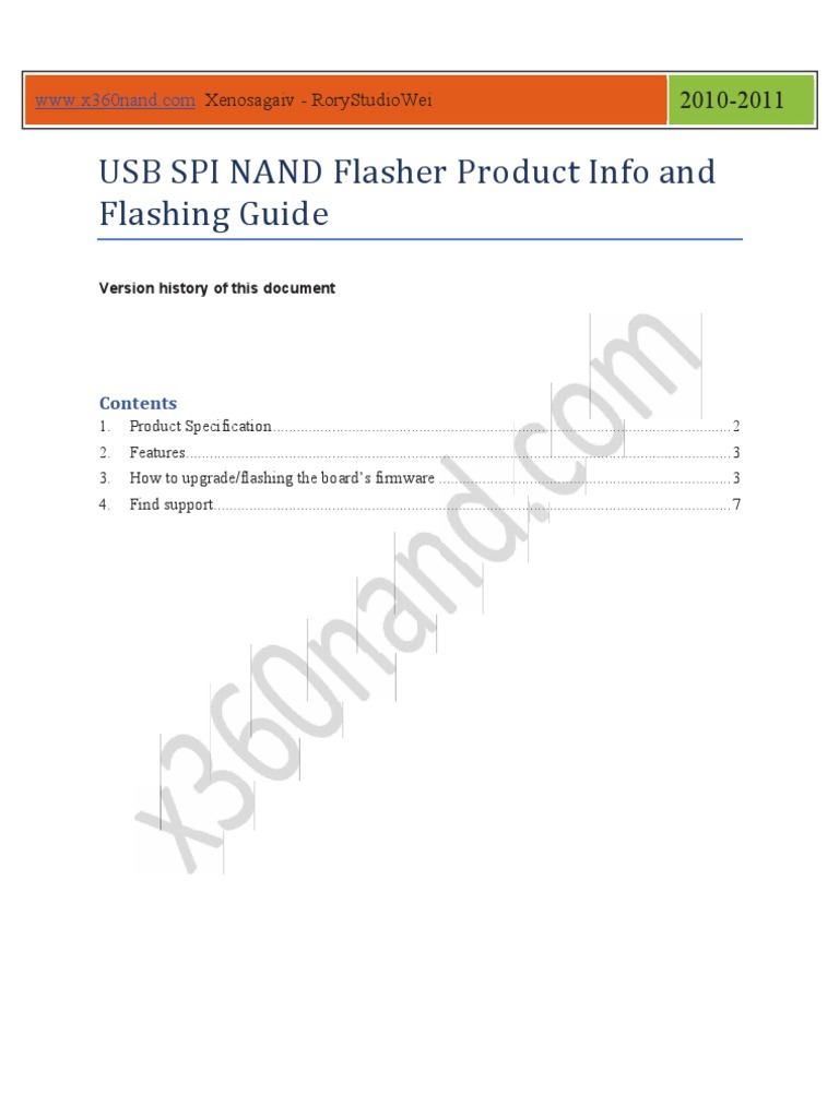 USB SPI NAND Flasher Upgrade Guide v6 | PDF | Flash Memory | Usb