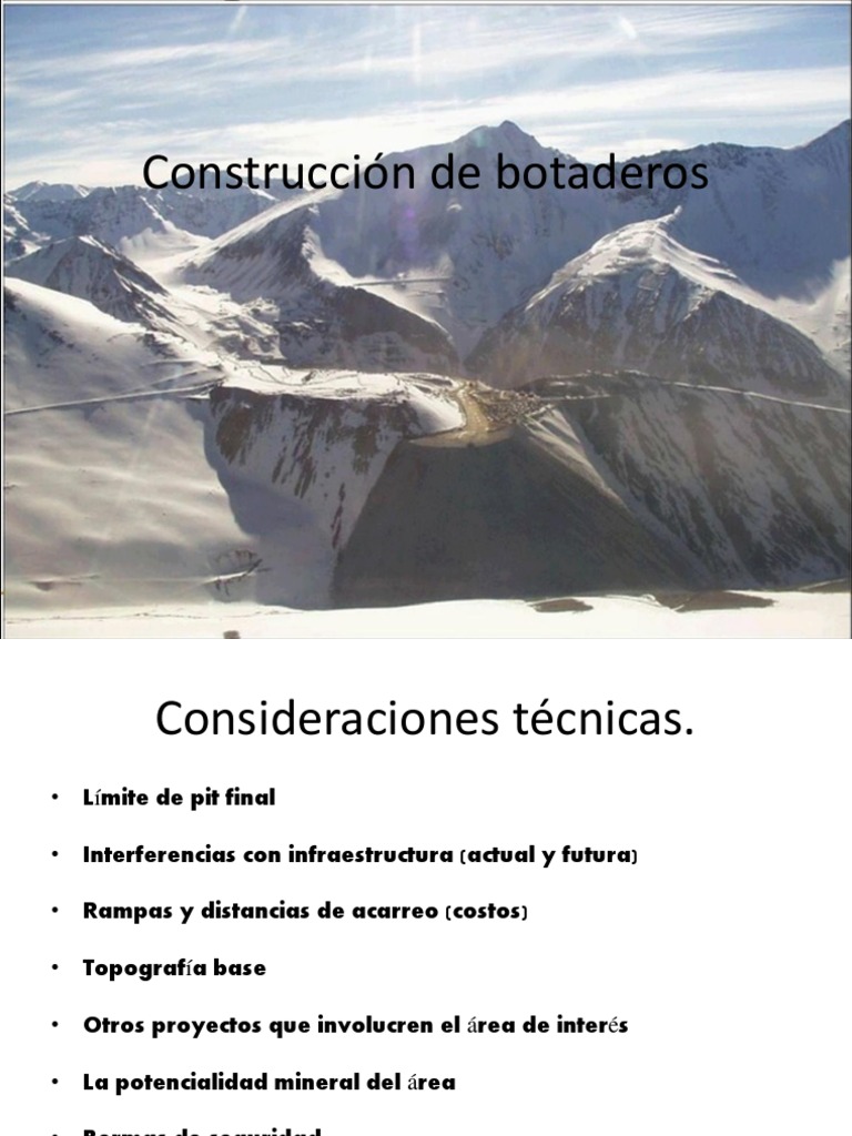 Construcción de Botaderos | PDF | Minería | Science