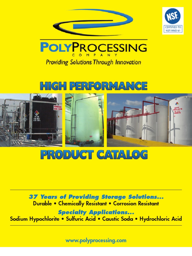 PolyProcessing Complete Catalog | PDF | Polyethylene | Pipe (Fluid ...