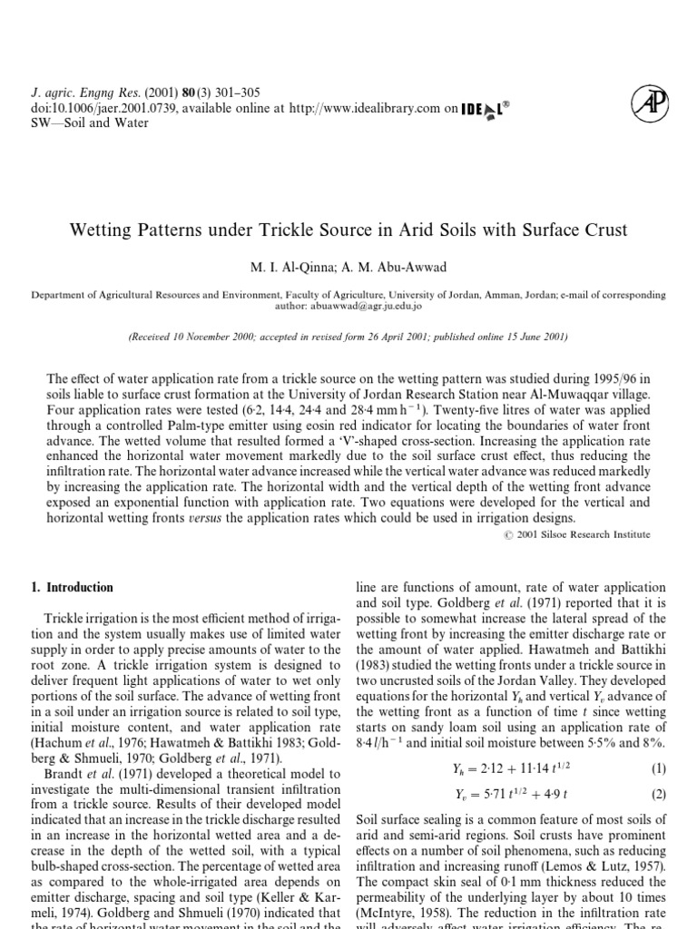Cost-E!ective Pollution Control by Shallow Injection of Pig Slurry Into ...