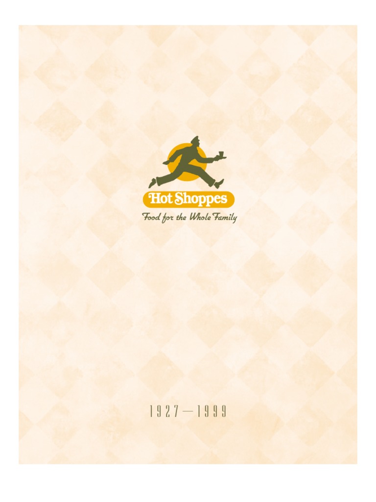 Hot Shoppes Company HIstory | PDF | Restaurants | Food Industry