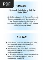 VDI 2230 Calculation of Bolted Joints PDF | PDF | Applied And ...