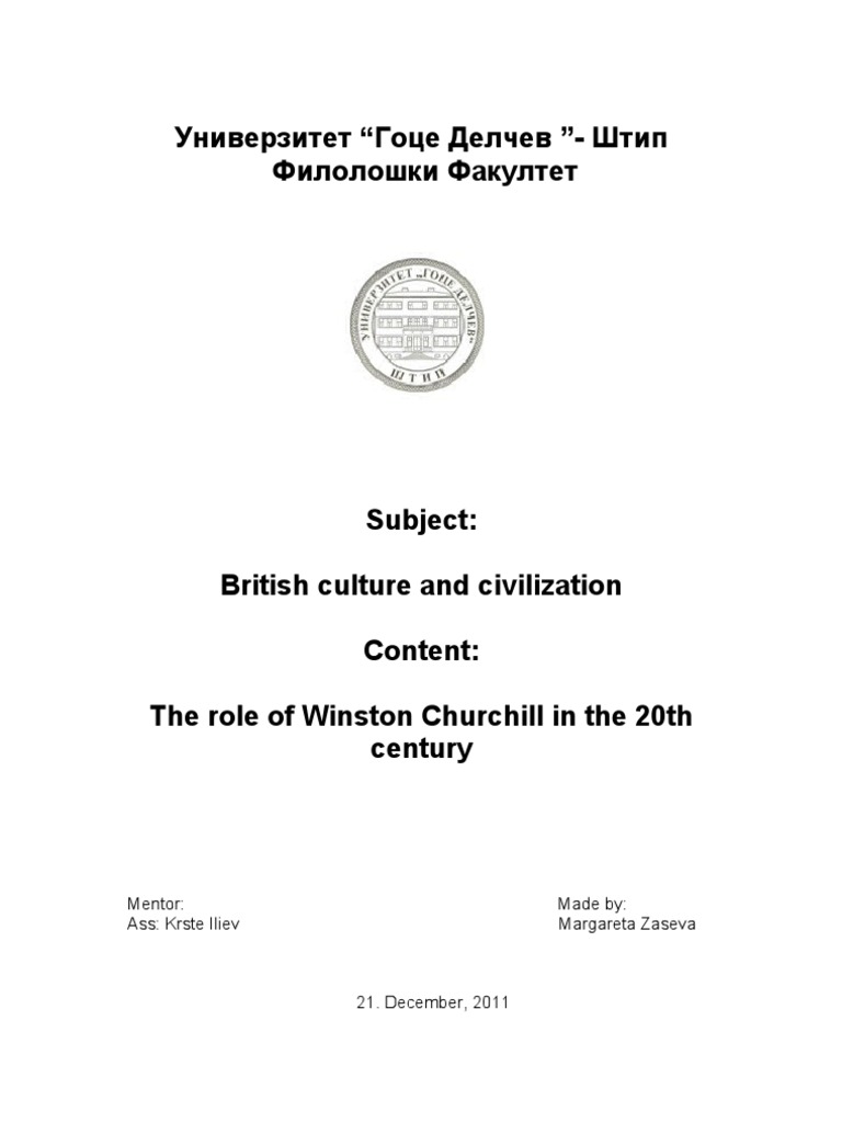 Churchill's Impact on 20th Century Britain | PDF | Winston Churchill ...