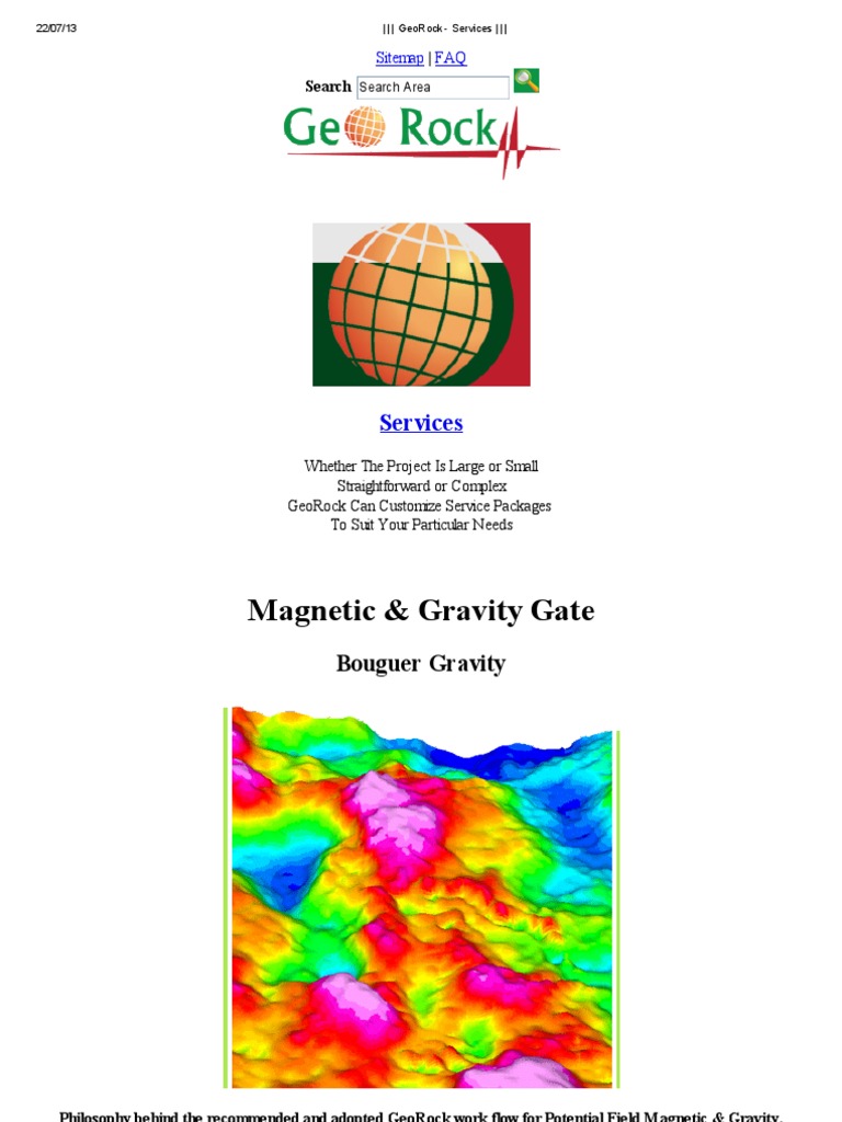 GeoRock - Services | PDF | Hydrocarbon Exploration | Petroleum Reservoir