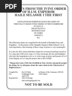 Nyabinghi Chants | PDF | Abrahamic Religions