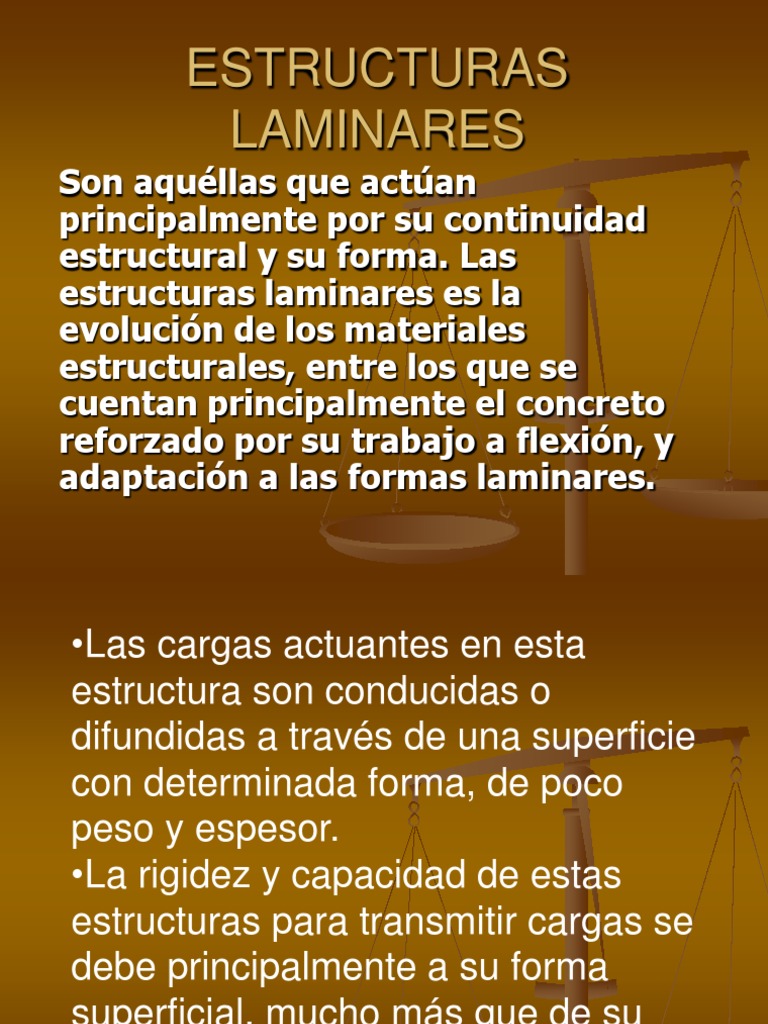 Estructuras Laminares | PDF | Estrés (Mecánica) | Concreto reforzado