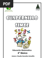 Ensayo Simce Matematica 4 Basico | PDF