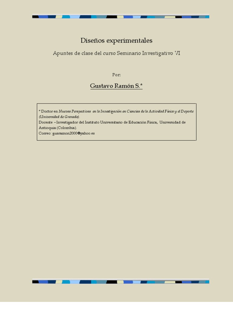 Ac37 Diseno Experiment | PDF