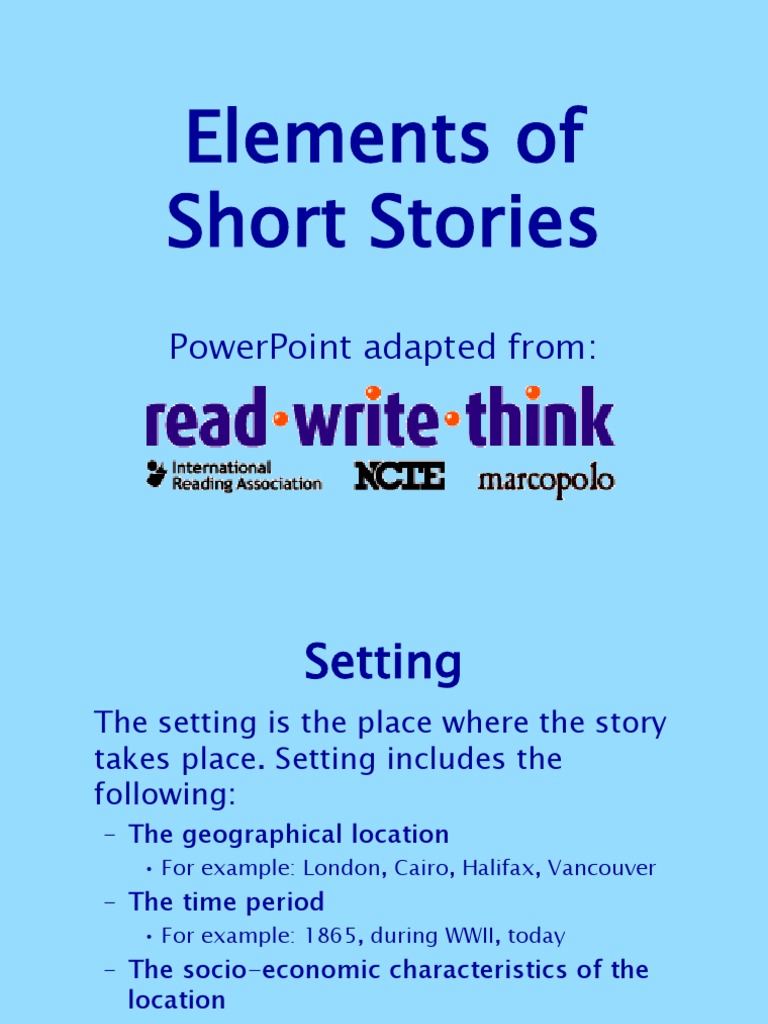 Key Elements of Short Stories | PDF | Narration | Irony