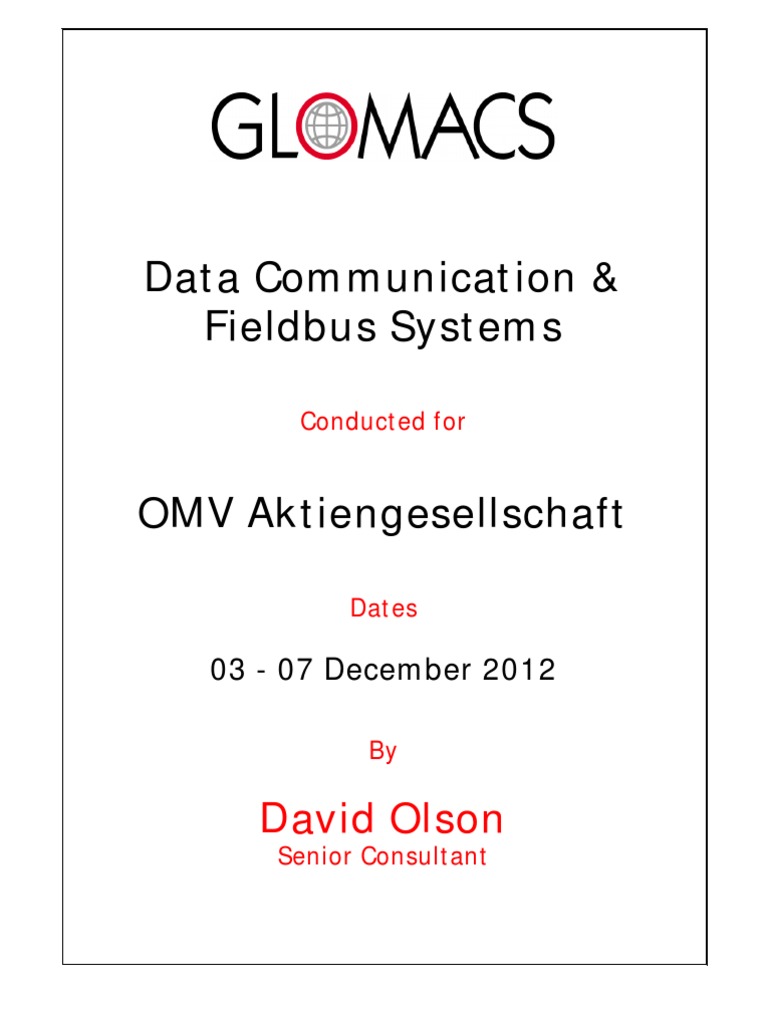 Data Communication &fieldbus Systems | Download Free PDF | Bit Rate ...