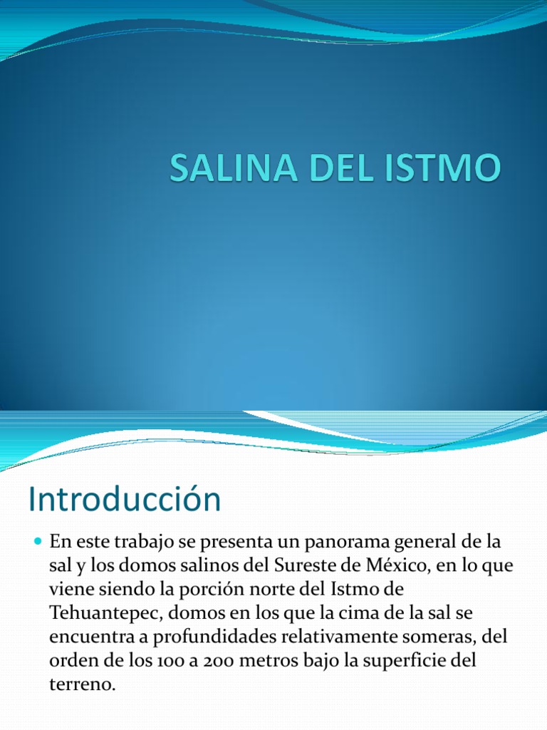 Domos Salinos del Istmo de Tehuantepec | PDF | Petróleo | Roca (geología)
