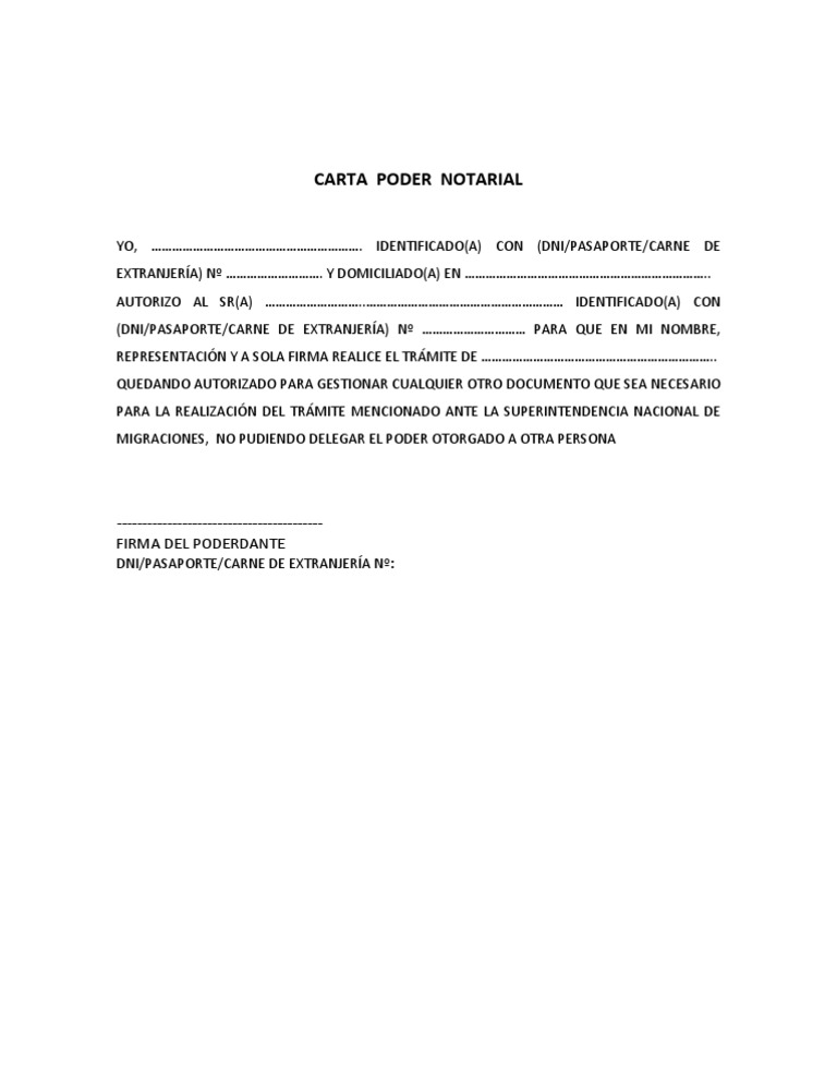 Modelo De Carta Notarial Solicitando Pago De Deuda Noticias Modelo Riset/carta Poder Notarial