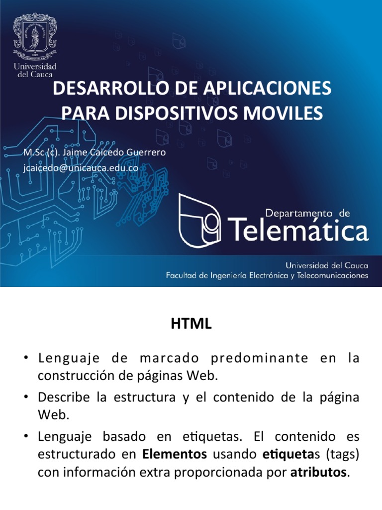 S11 - HTML-CSS-JavaScript PDF | Descargar gratis PDF | Script Java | HTML S11 - HTML-CSS-JavaScript PDF | Descargar gratis PDF | Script Java | HTML