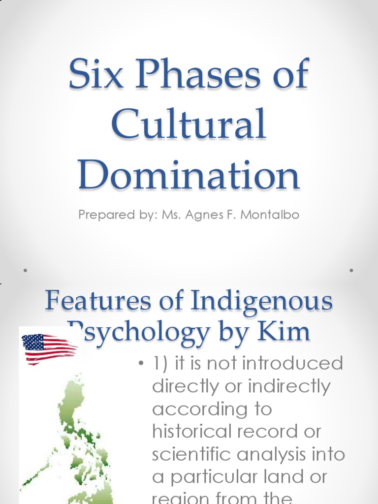 Phases of Cultural Domination | PDF