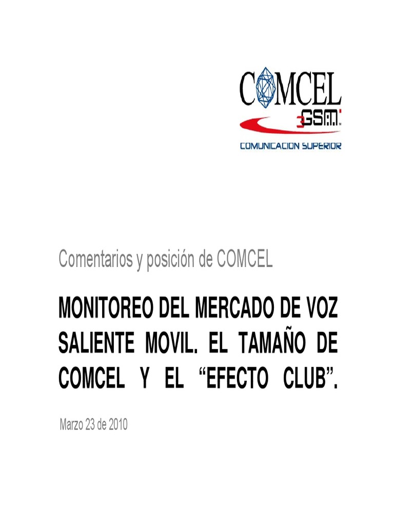 Estrategias de Ventas de Comcel | PDF | Lte (Telecomunicaciones ...
