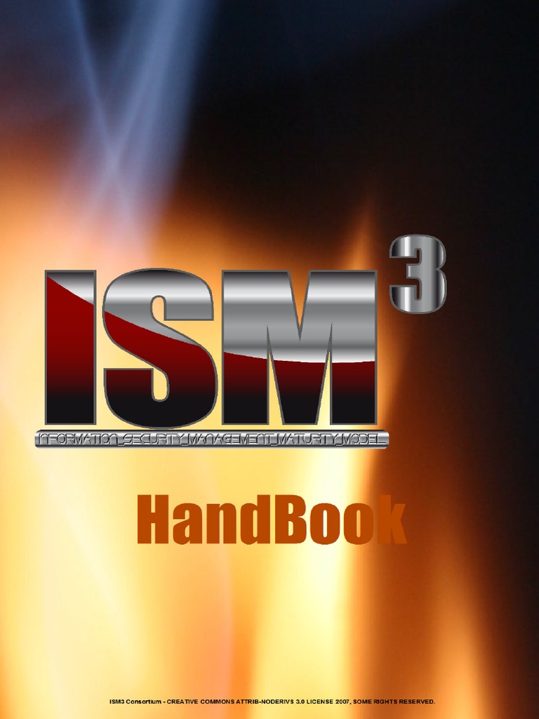 ISM3 v2.00 HandBook | PDF | Information Security | Business Process