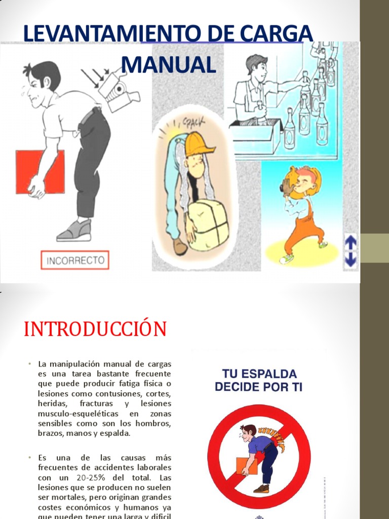 Levantamiento de Carga Manual | PDF | Suelo | Transporte