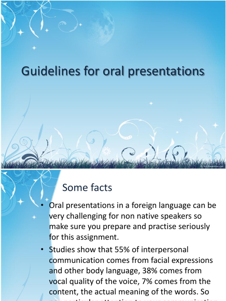 Effective Oral Presentation Tips | PDF | Semiotics | Learning