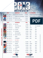 2025 NFL Schedule by Week | PDF | Los Angeles Rams | Dallas Cowboys