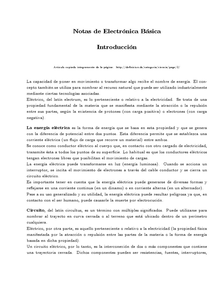 Introduccion A La Electronica | Descargar gratis PDF | Electrónica | Diodo