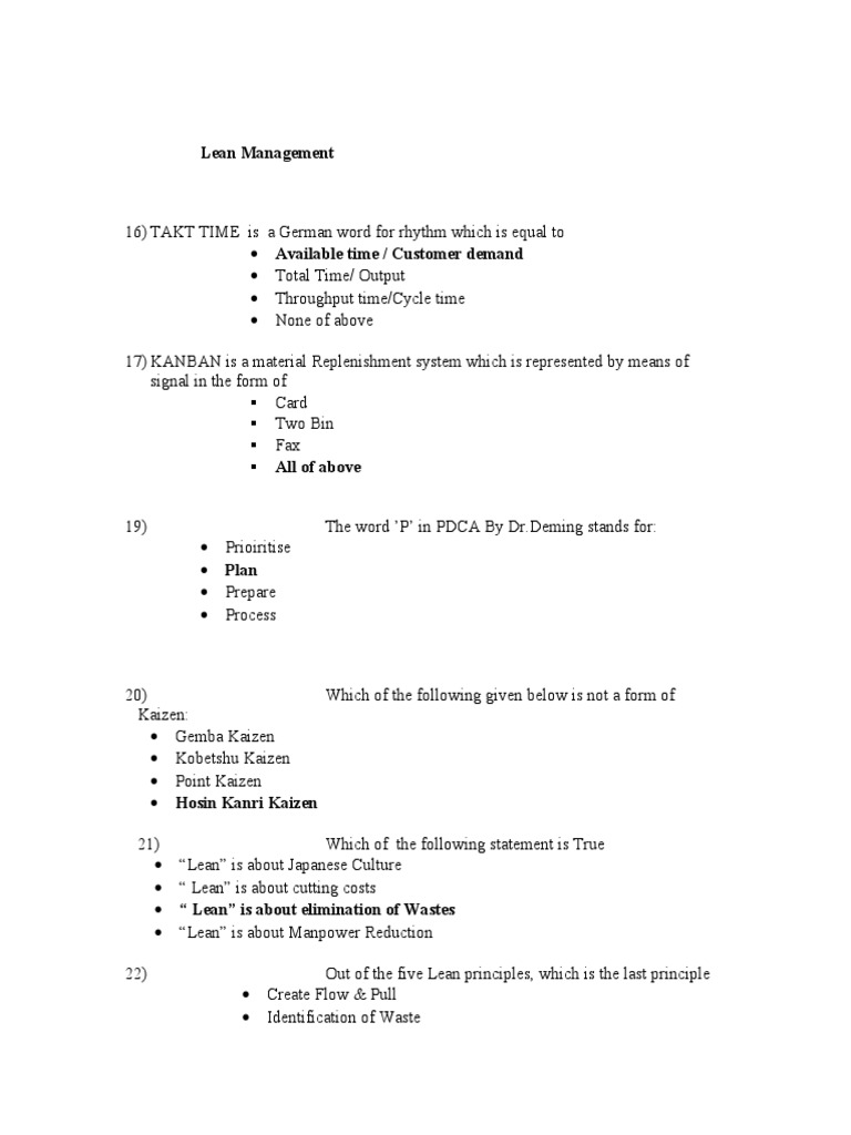 Lean Management | PDF | Lean Manufacturing | Process Management