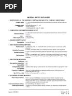 Msds Coal Tar | PDF | Dangerous Goods | Flammability