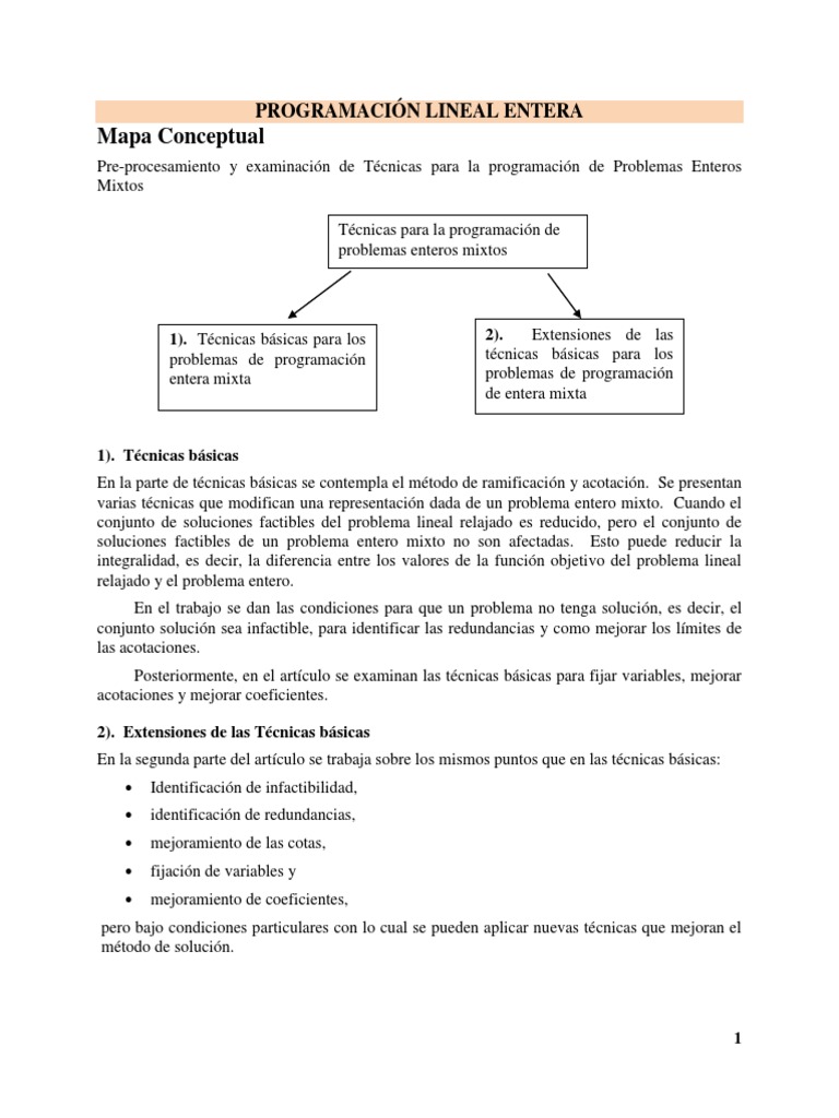 Programación Entera Mixta: Técnicas y Ejercicios | PDF | Hospital ...