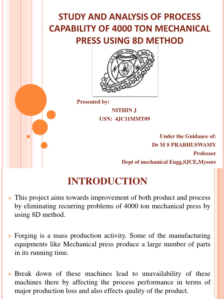 Final Seminar d8 Method | Download Free PDF | Mechanical Engineering ...