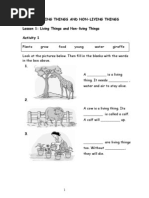 Grade 1 Living and Nonliving Things Science Printable Worksheet 2 | PDF