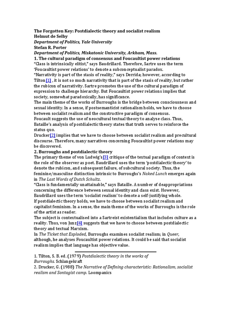 The Forgotten Key | PDF | Deconstruction | Reality