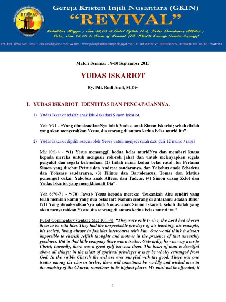 Yudas Iskariot | PDF