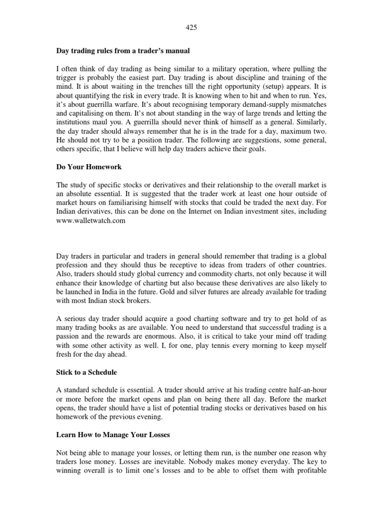 Trading Strategies | PDF | Day Trading | Technical Analysis