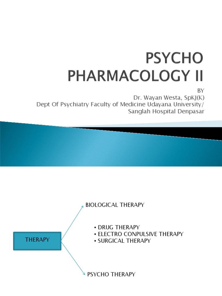 Comprehensive Guide to Psychiatric Therapies | PDF | Antipsychotic ...