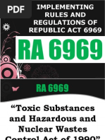 Ra 6969 | PDF | Chemical Substances | Toxicity