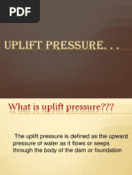 Uplift Pressure in Hydraulic Structures | PDF | Soil Mechanics | Deep ...