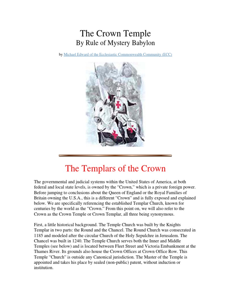 The Crown Temple ECC | PDF | Book Of Enoch | Fee Simple