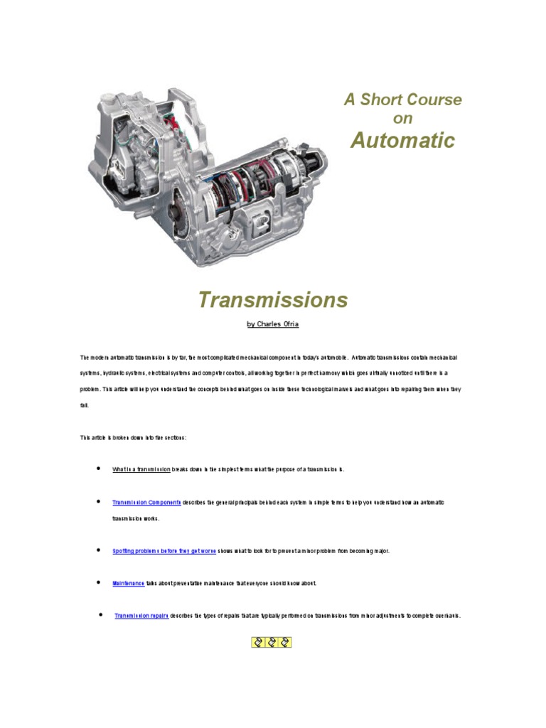 Automatic Transmission | PDF